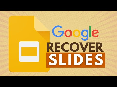 How To Recover Lost Slides On Google Presentation