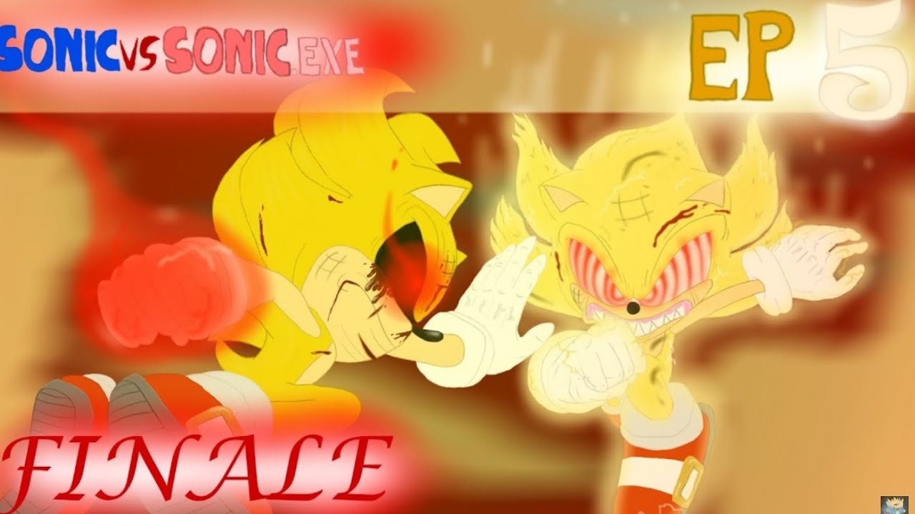 sonic Vs sonic exe(animation)EP 5 the battle of 2 since part2 reamke ...