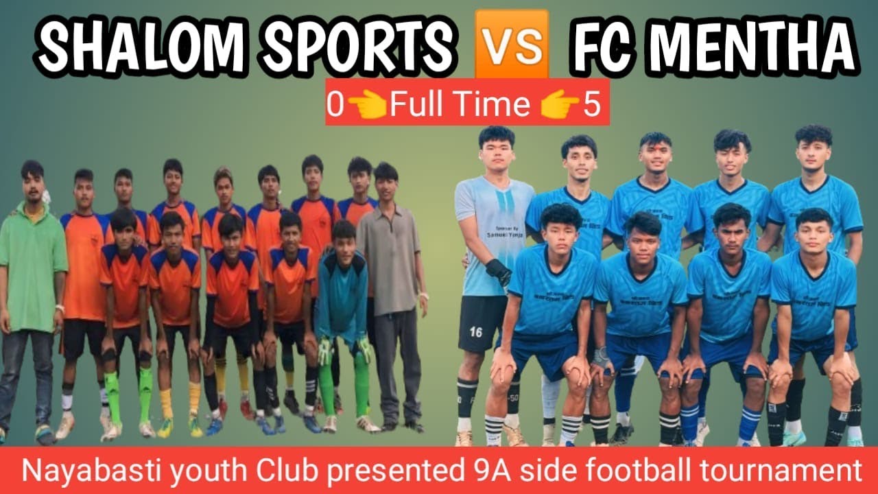 Football edit || FC Mentha🆚Shalom sports Academy ||@Bishallosports ...