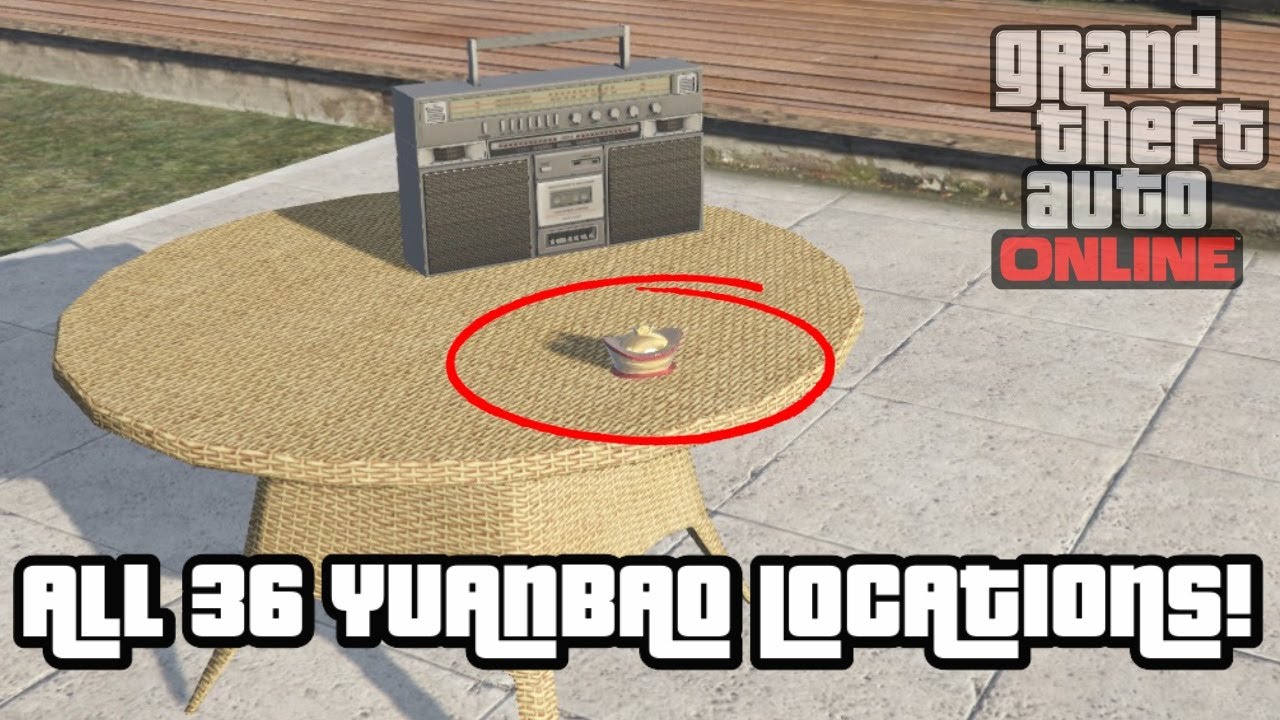 ALL 36 YUANBAO LOCATIONS! LUNAR NEW YEAR COLLECTIBLE GUIDE! (GTA 5 ONLINE) - YouTube