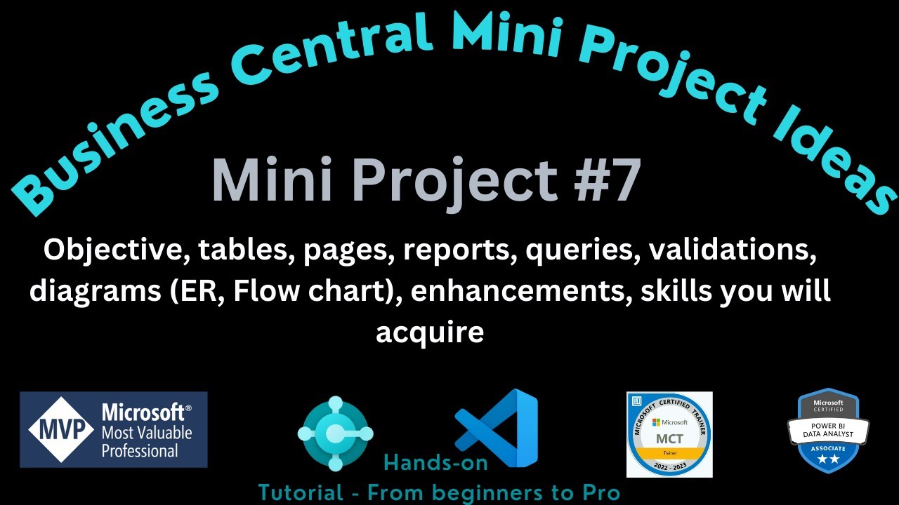 business central mini project ideas | bc mini projects | #gomstechtalks ...