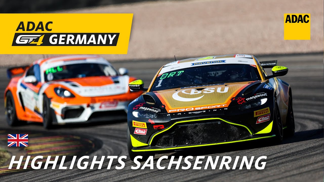 Highlights ADAC GT4 Germany Sachsenring | Race 1 | English | ADAC ...