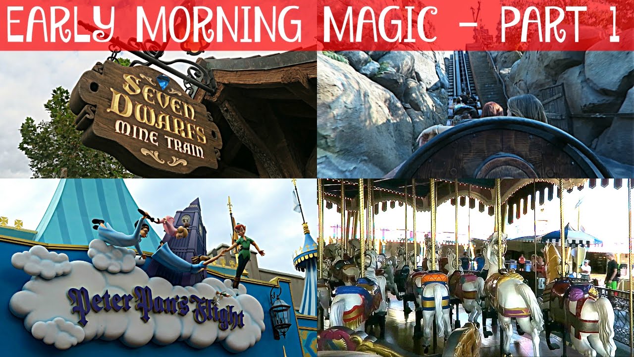 EARLY MORNING MAGIC (Part 1) | Walt Disney World Vacation June 2016 Day ...