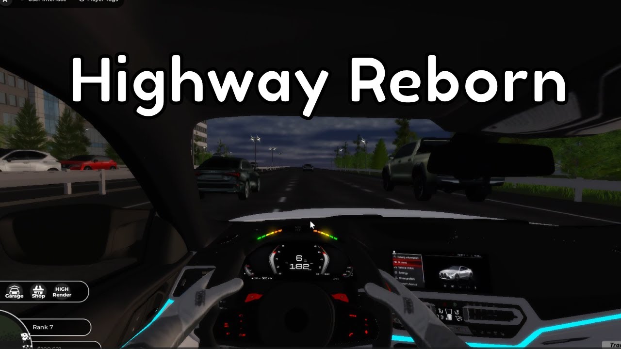 Roblox Highway Reborn Cutting up Through traffic | Montage - YouTube