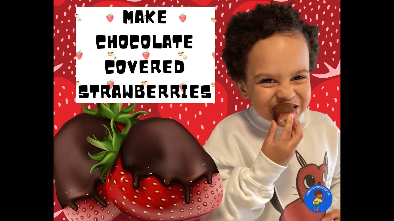 Easy Chocolate Covered Strawberries - Cooking With Jayden - YouTube