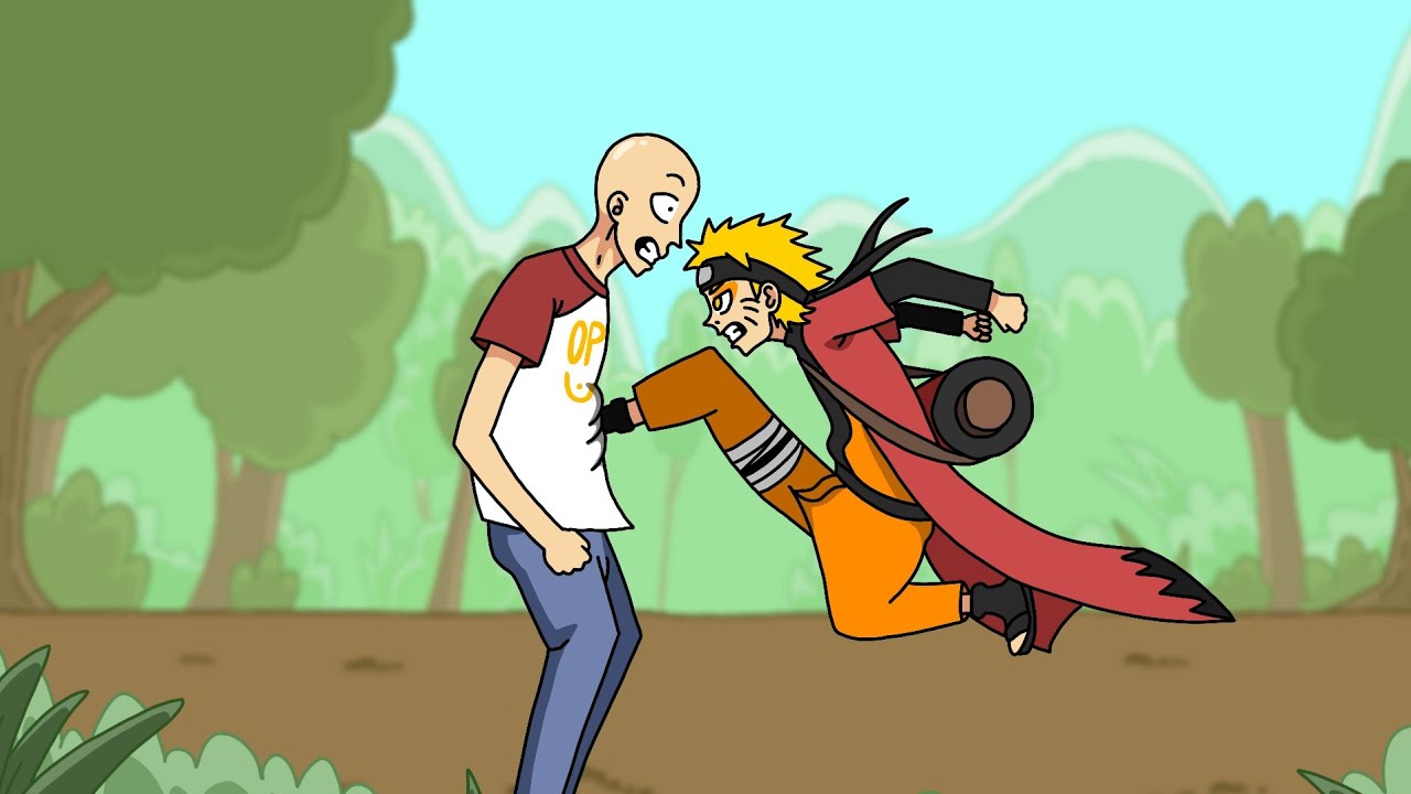 Saitama vs Naruto fan animation [by c4 Animation] - YouTube