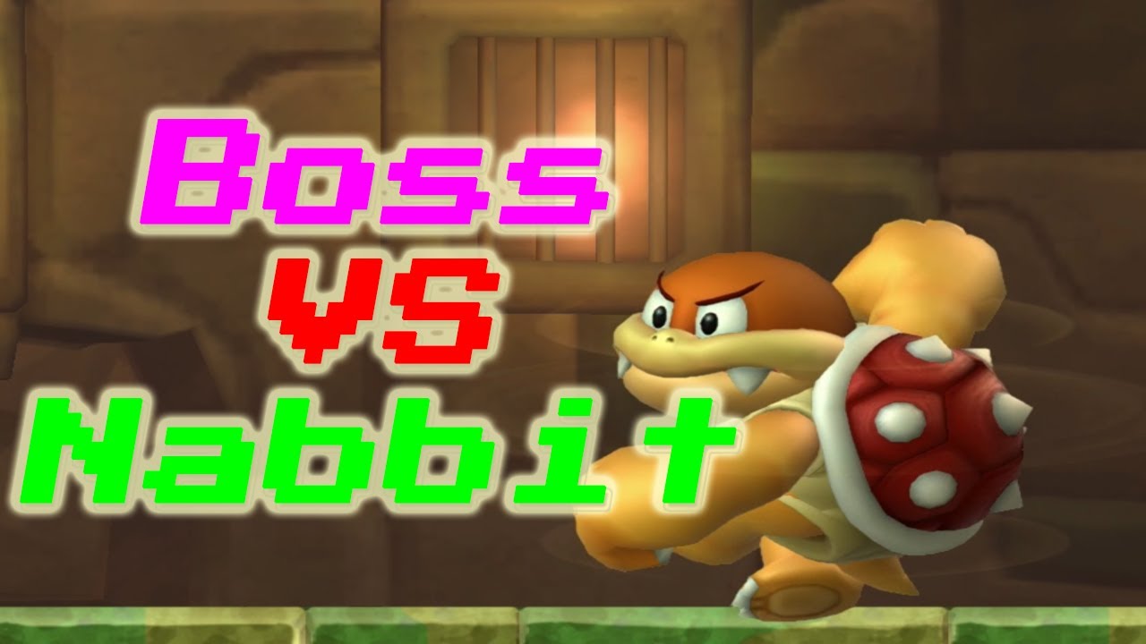 Nabbit SAVED Us All - Boom Boom Boss Battle - New Super Mario Bros U ...