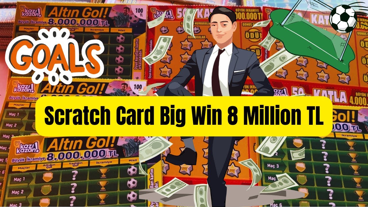 We Are Looking For Money In The New Scratch Card Golden Goal Card Today ...