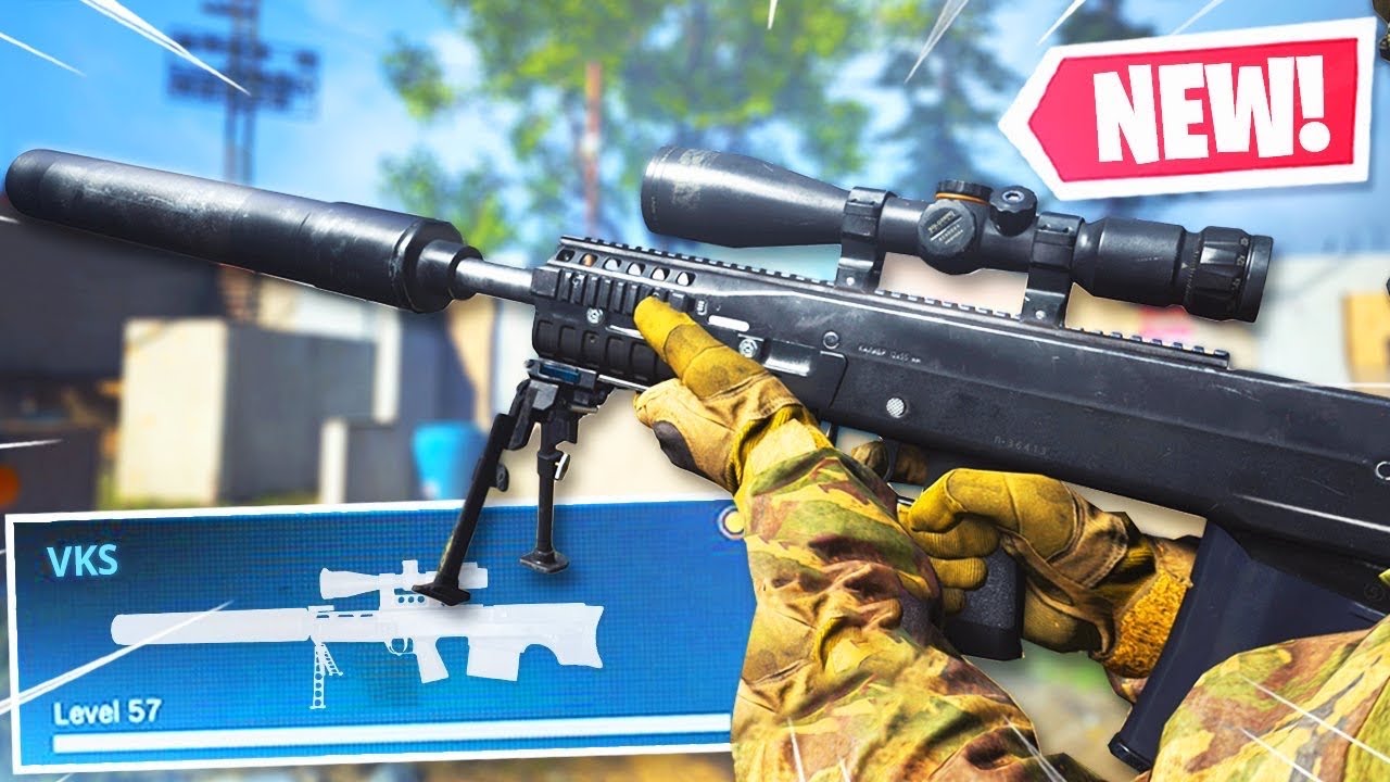 the VKS SNIPER RIFLE in MODERN WARFARE...(incredible) - YouTube