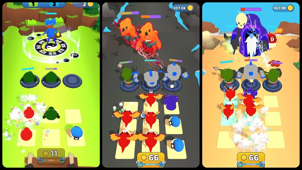 Monster Fight Game Android Gameplay - YouTube