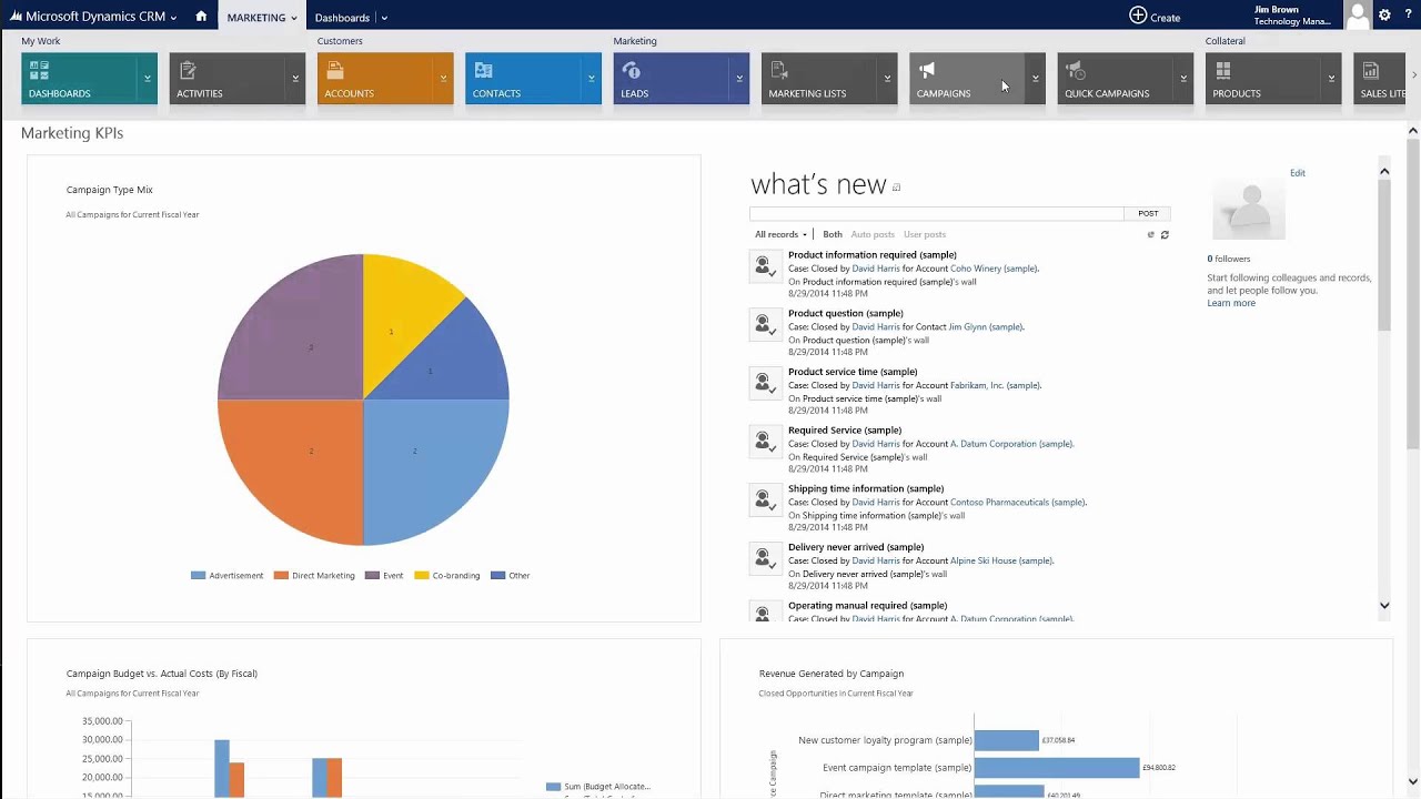 Marketing Made Simple: Episode 1 - Create a Campaign with Dynamics CRM ...