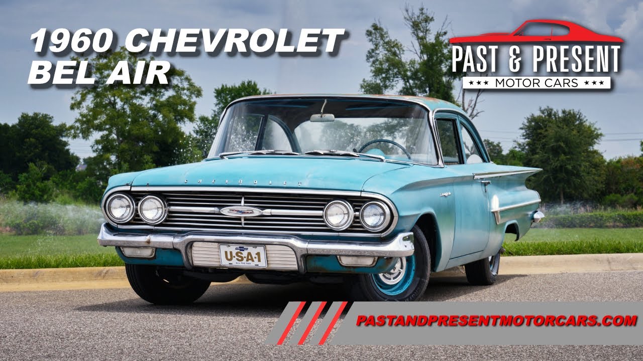 1960 Chevrolet Bel Air Blue Blue Auto HT 217342 - YouTube