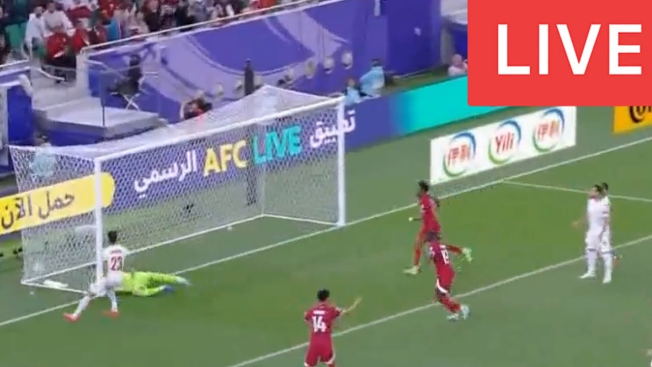 رد فعل علي مباراة قطر ايران كاس امم اسيا بث مباشر مباراة قطر ايران