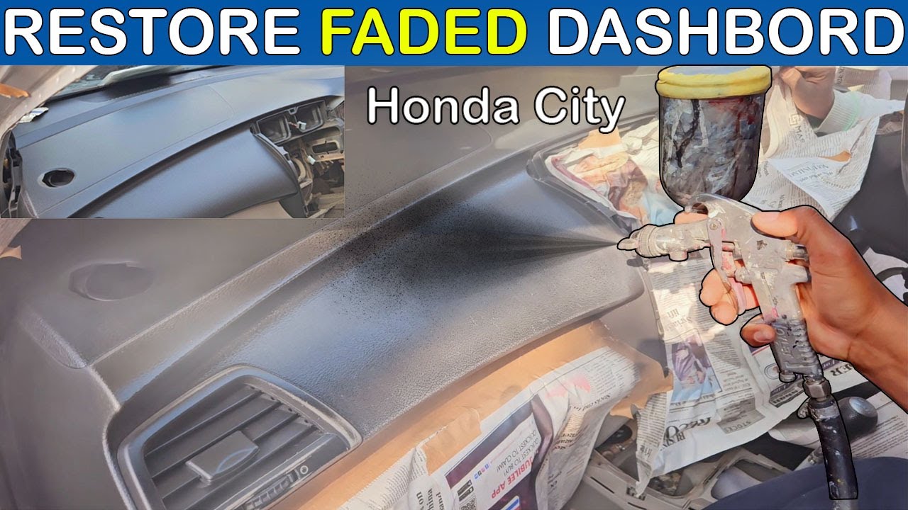 How To restore Faded Dashboard. How To Spray, Paint On Car Dashboard ...