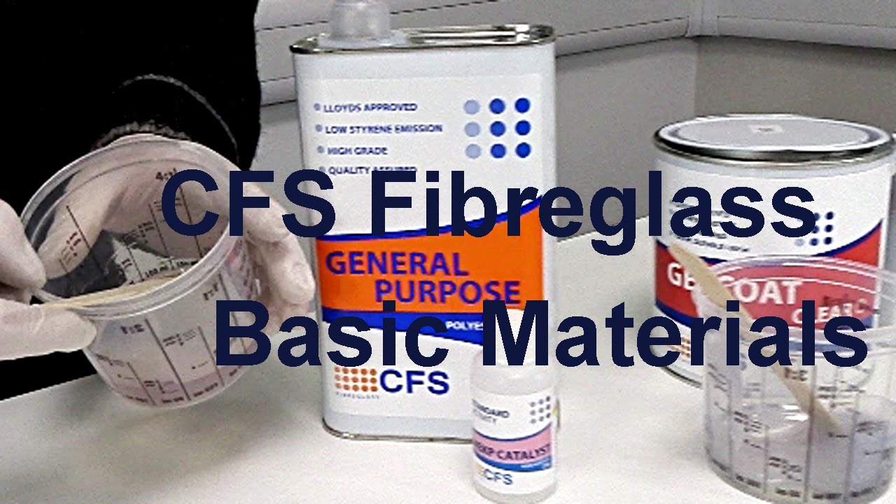 CFS Fibreglass Basic Materials - YouTube