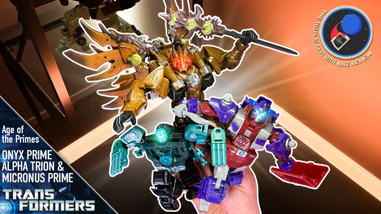 Transformers Alpha Trion, Micronus Prime & Onyx Prime Age of the Primes ...