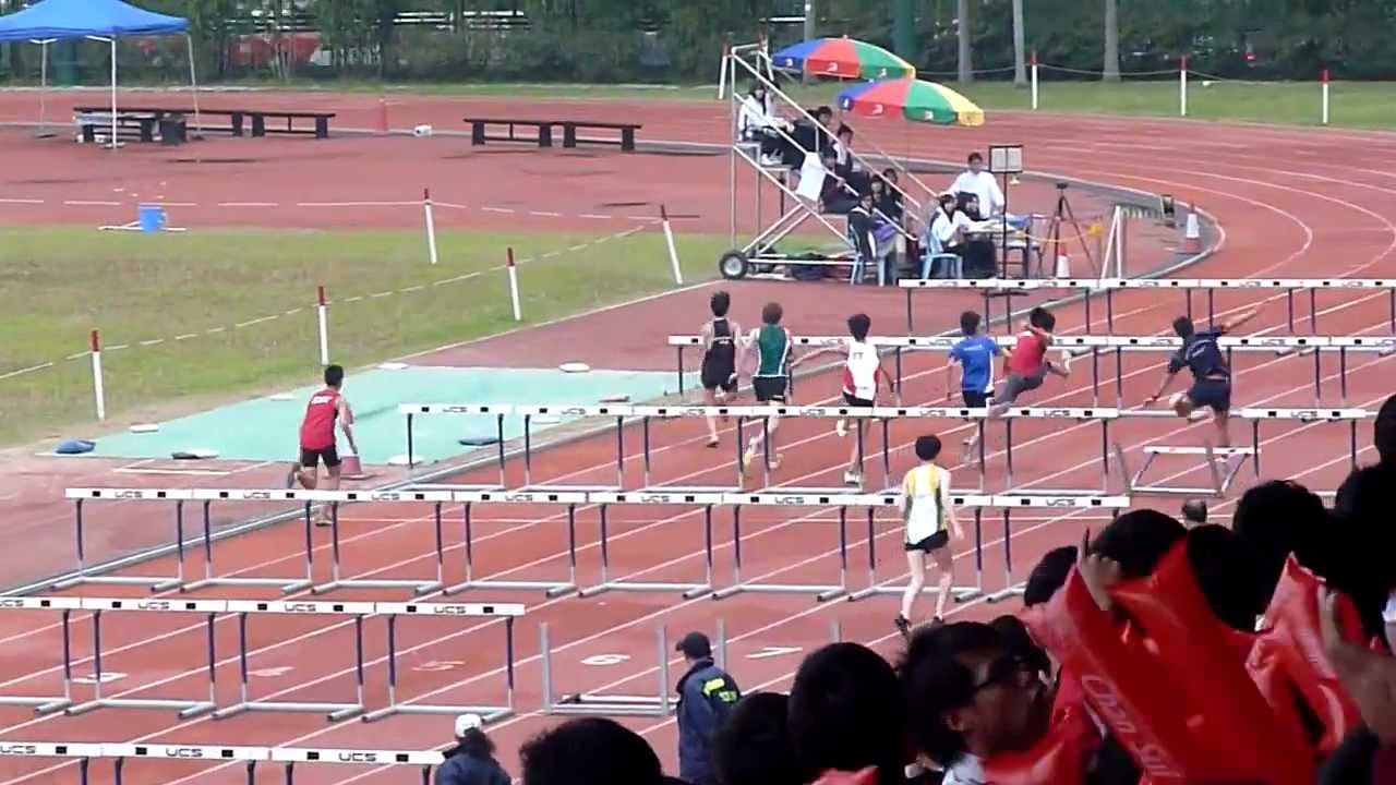 C Grade 100 m Hurdles Final - Lau Pak Hei (6th) & Chan Chin To (7th ...