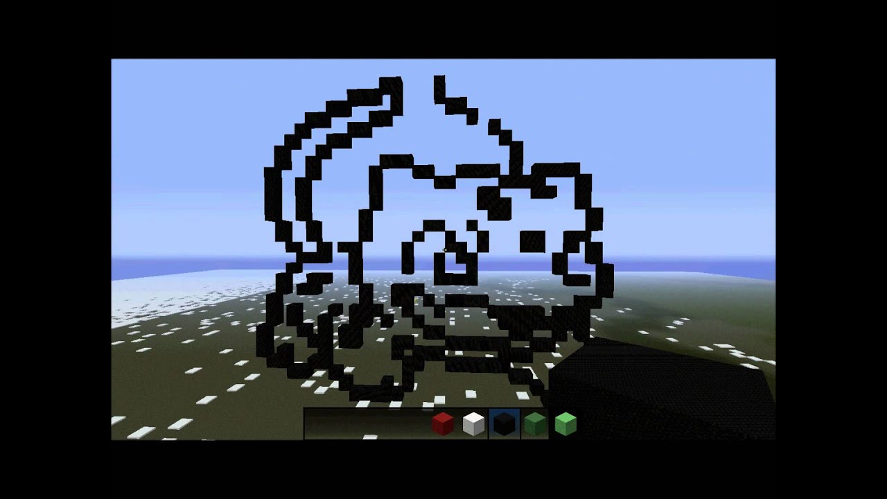 Minecraft Pixel Art - Bulbasaur - YouTube