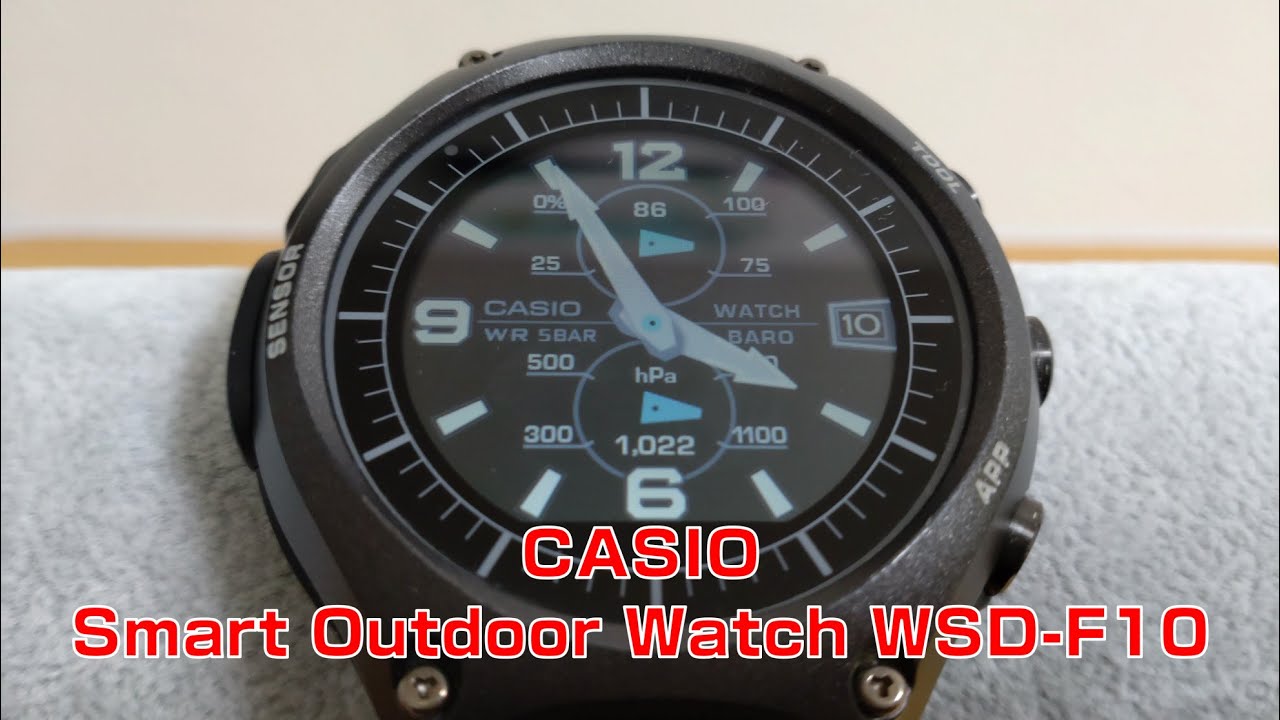【CASIO】Smart Outdoor Watch WSD-F10。カシオ初のAndroid Wear(Wear OS by Google ...
