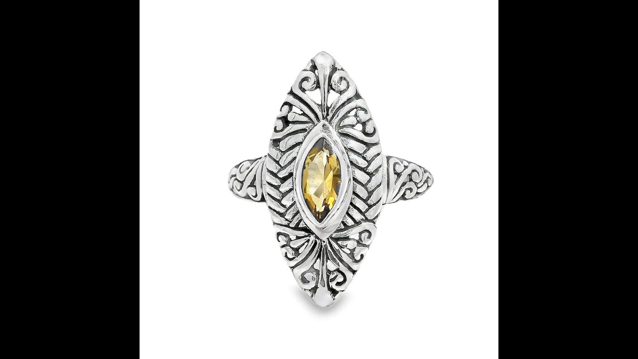 Inel Argint realizat manual Citrin Citra #jewelry #silver # ...