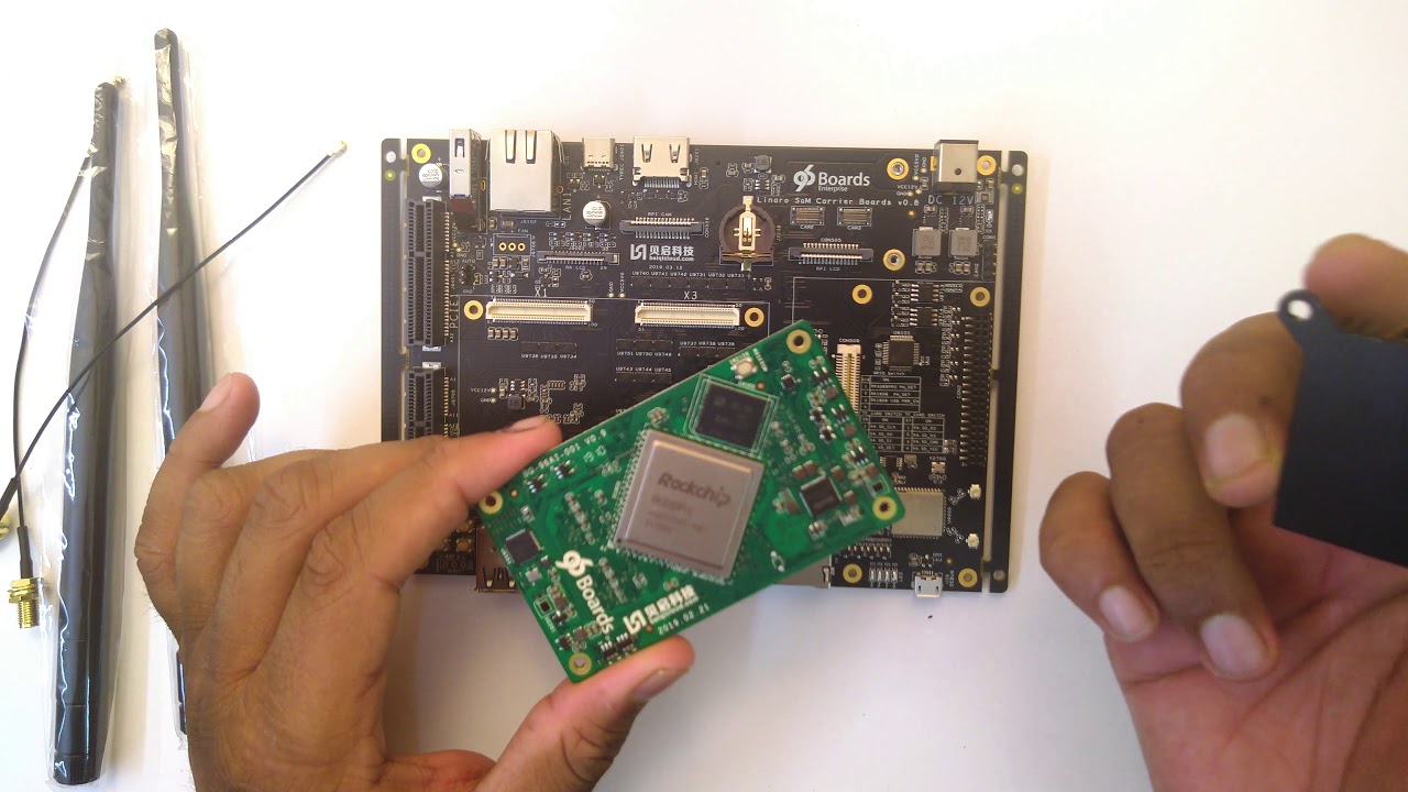 96Boards SoM Carrier Board and TB-96AI RK3399Pro Unboxing and ...