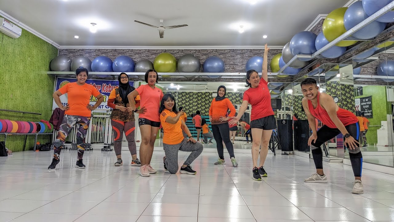 SENAM AEROBIK ADVANCE|| EM STUDIO SEMARANG|| BELAJAR AEROBIK ADVANCE ...