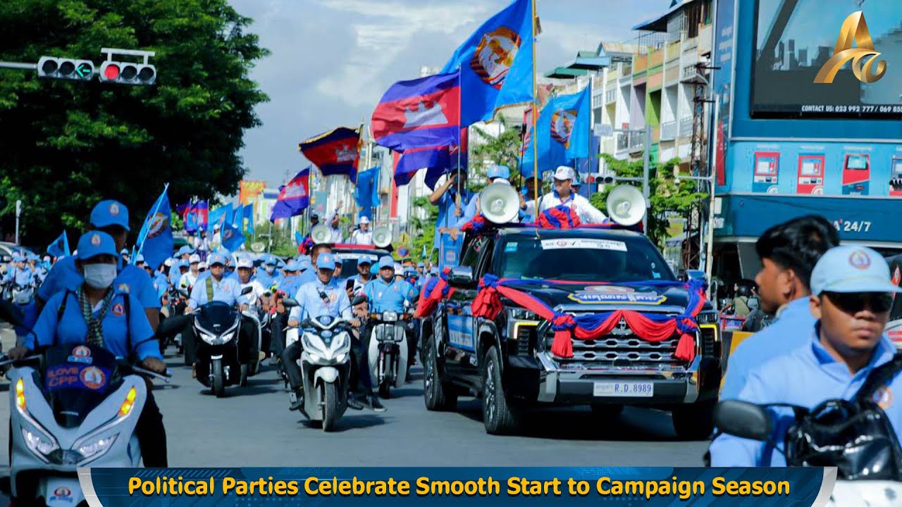 Political Parties Celebrate Smooth Start to Campaign Season - YouTube