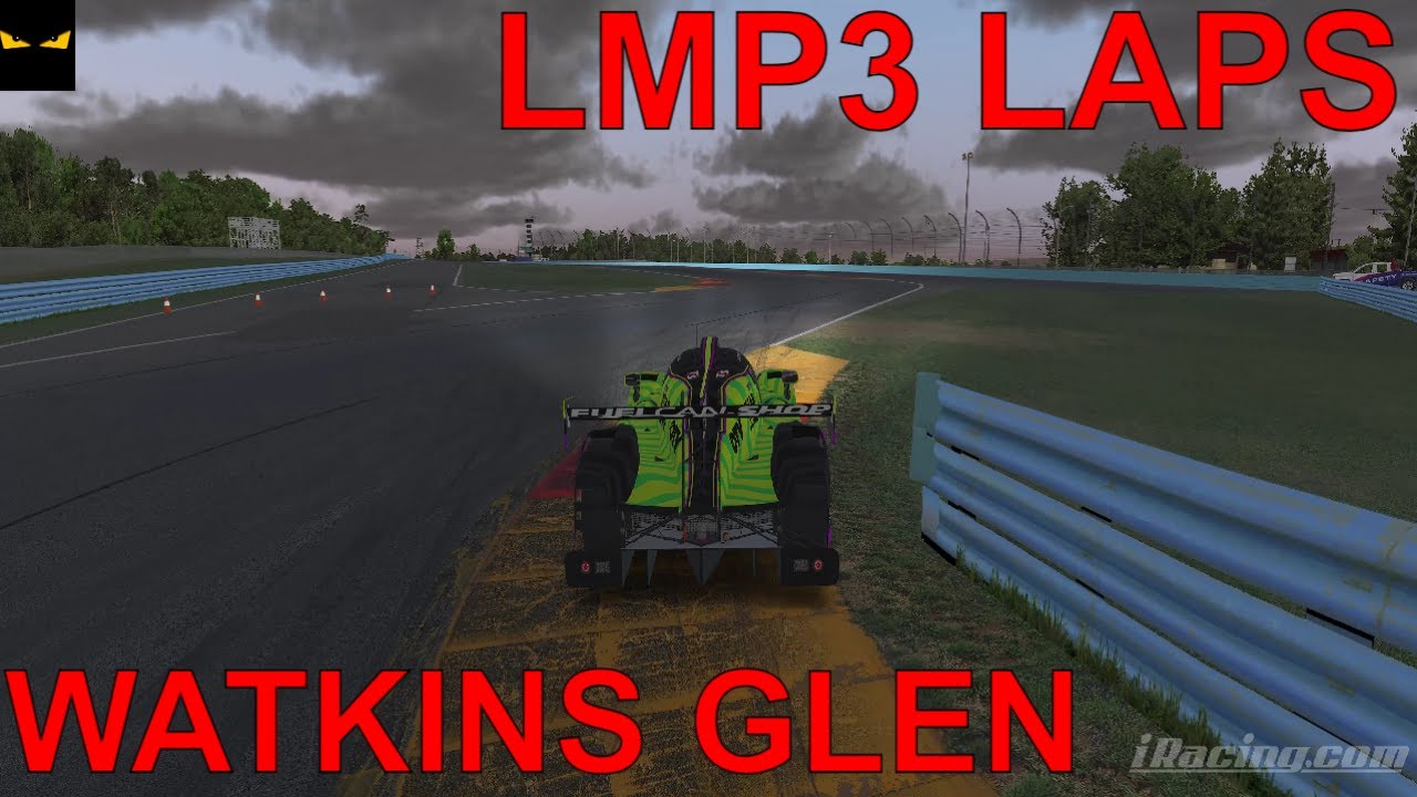 iRacing LMP3 Watkins Glen Practice Laps 1:38.195 (Fixed) - YouTube