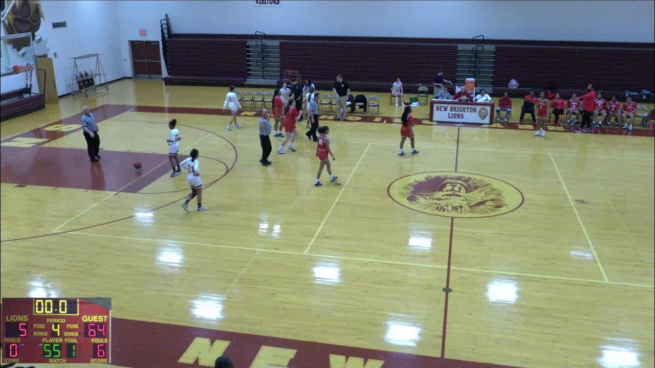 New Brighton High School vs Aliquippa High School Womens Varsity Basketball - YouTube