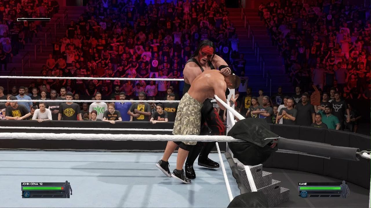 WWE PG universe | elimination Chamber | Part 5 | John Cena Vs Kane Abumlance Match - YouTube