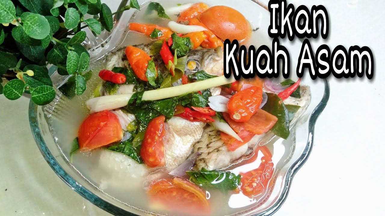 Resep Ikan Kuah Asam khas Manado • Rasa Asam Pedas Gurih Mantappp👍🏼😋 ...