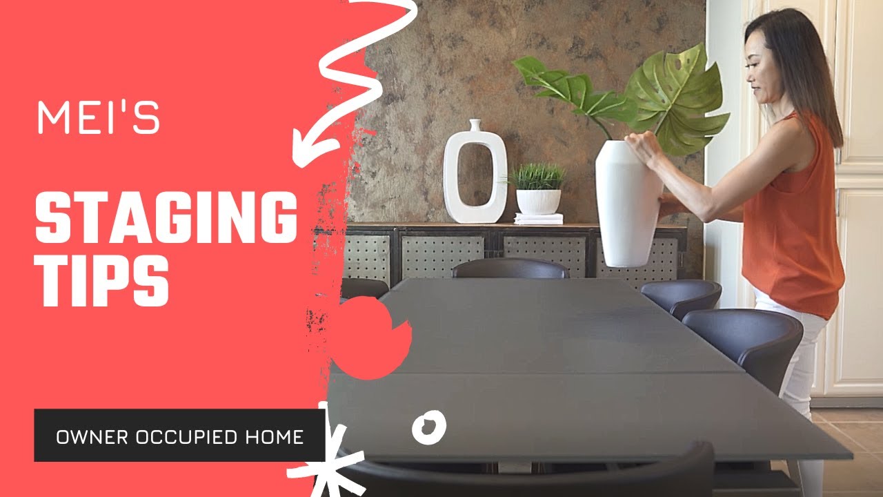 Staging tips: How to stage an owner occupied home - YouTube