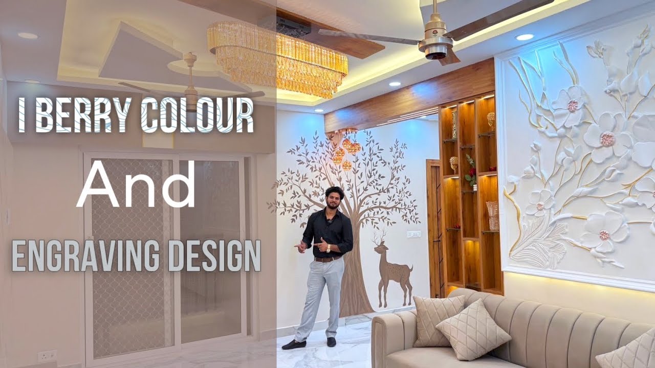 3BHK Budget Big Makeover Gaur City 10 Avenue in interior design by aj interior design #gaurcity ...