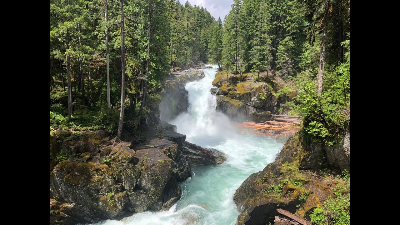 Silver Falls, Mount Rainier National Park, Ohanapecosh River ...