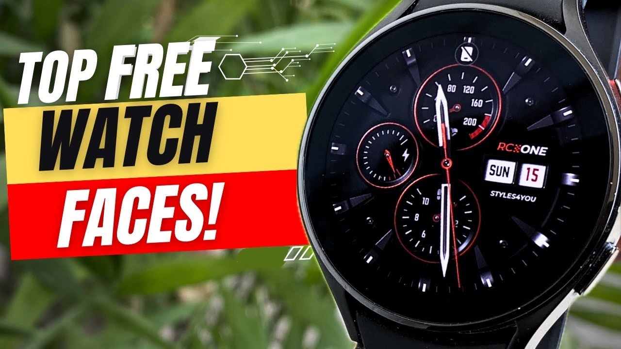 Top BEST WatchFaces For Samsung Galaxy Watch 6 / Galaxy Watch 4 / 5 ...