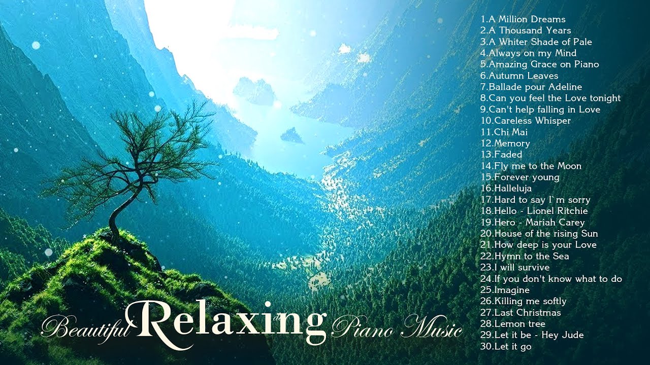 Beautiful Relaxing Music for Stress Relief - Peaceful Piano Music ...