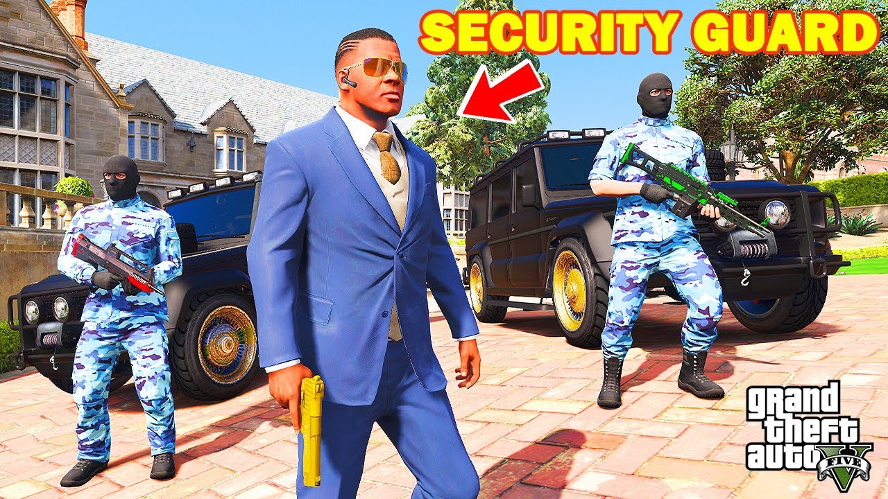 Franklin Become the Most Powerful Security Guard in GTA 5 | Shinchan ...