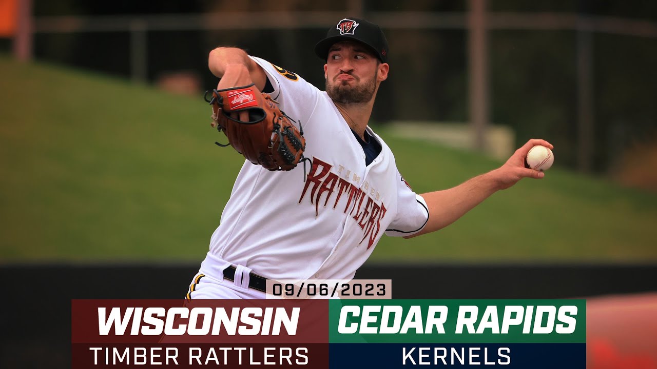 Soggy Baseball With Cedar Rapids | 9/6/23 Rattlers Highlights - YouTube