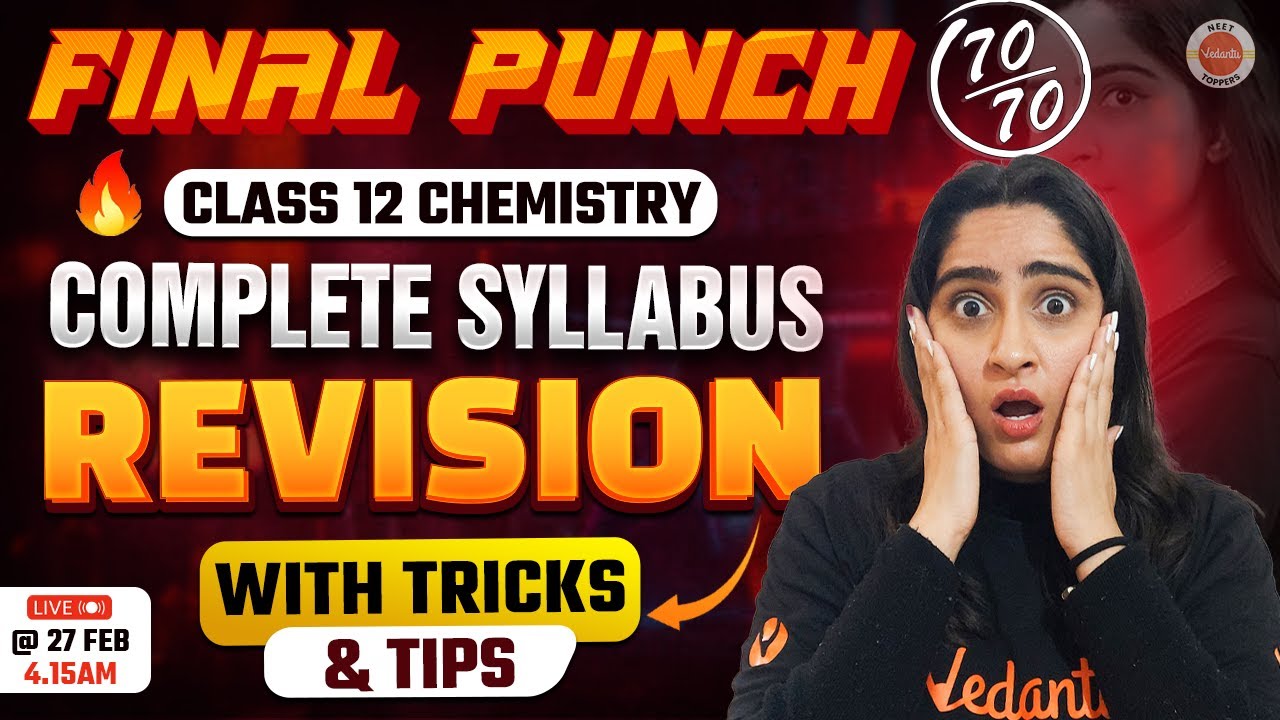 Chemistry Revision Class 12 | Chemistry 27 feb Complete Syllabus ...