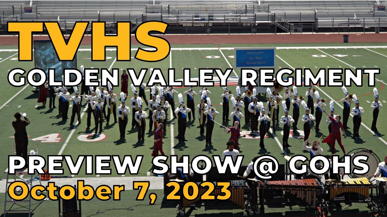 TVHS Band and Color Guard October 7, 2023 - PREVIEW SHOW - YouTube