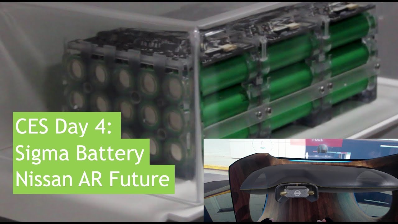 CES Day 4: Super-Smart Battery Pack, Nissan AR, Tesla Kills 75 kWh Pack ...