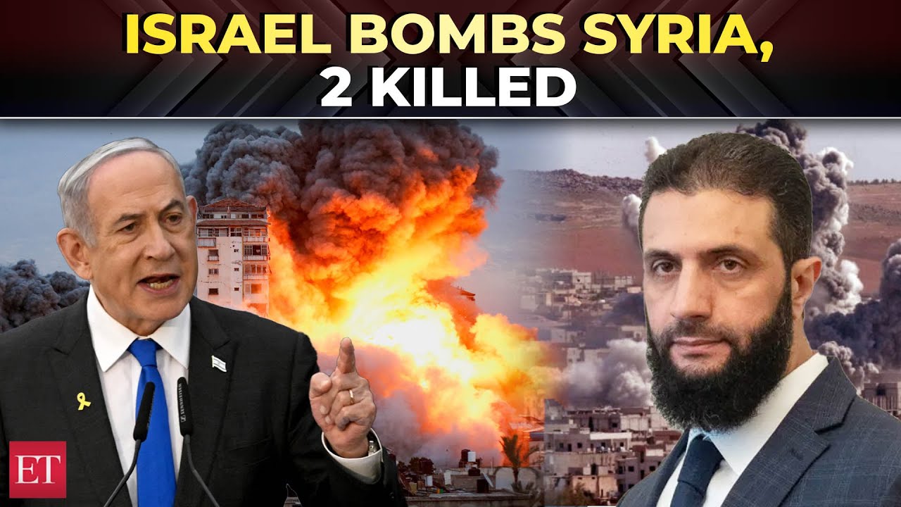 Israel bombs Syria hours after Jolani govt condemns Israeli incursion ...