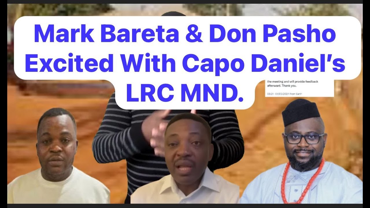 Mark Bareta & Don Pasho Endorses Capo Daniel's LRC Meeting. - YouTube
