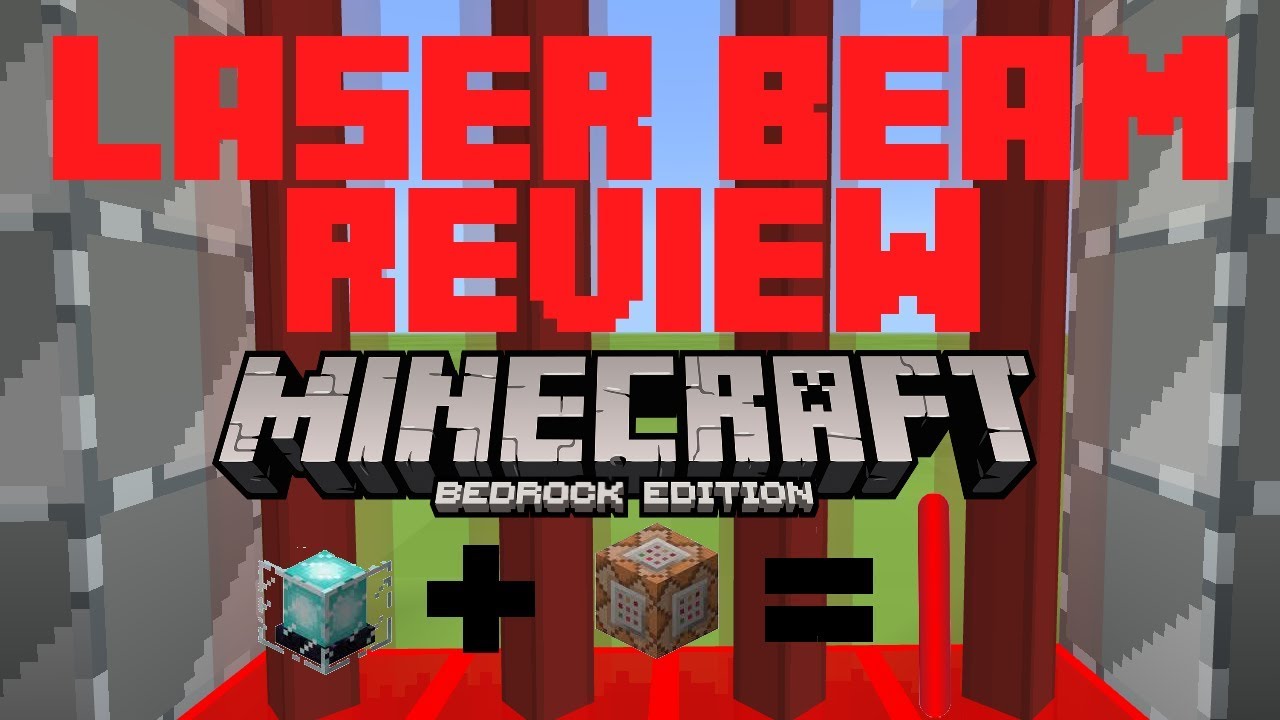Minecraft Bedrock Edition: Laser Beam REVIEW - YouTube