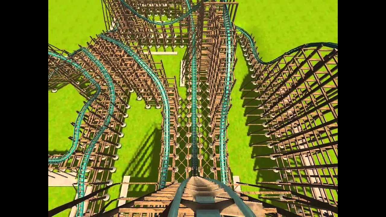 Roller Coaster Tycoon 3 Fake I-Box Track - YouTube