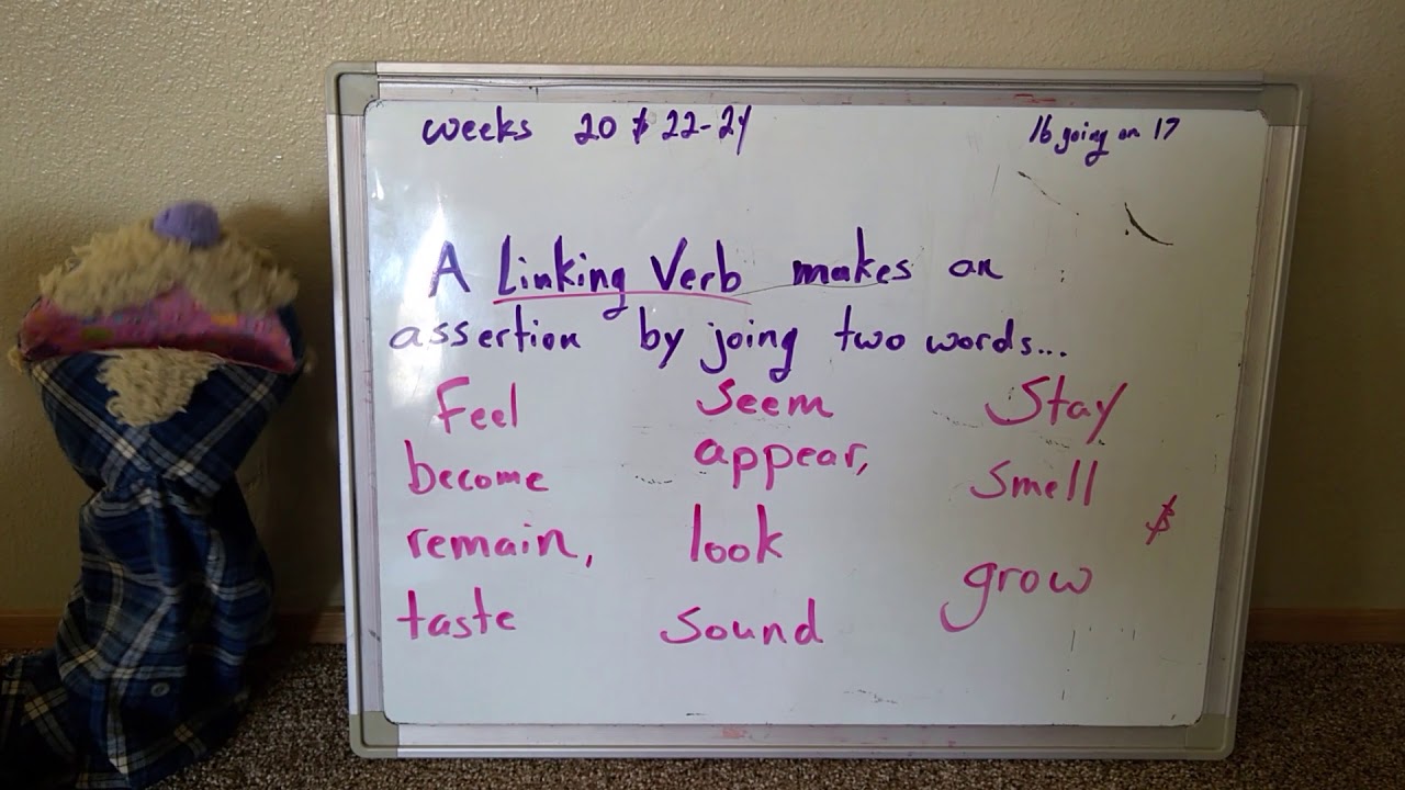 CC Cycle 1 English Linking Verbs weeks 20, 22-24 (5th edition) - YouTube