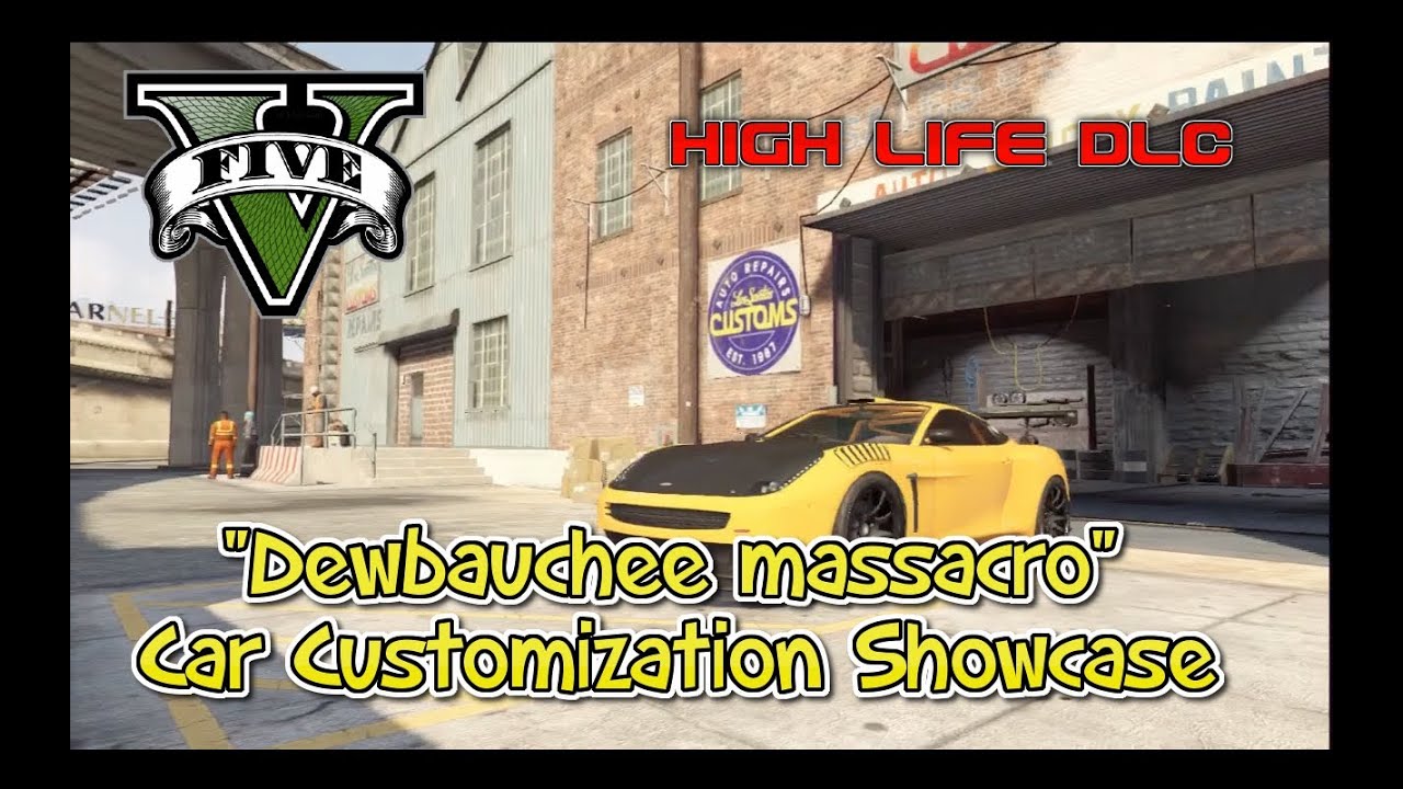 GTA 5 "Dewbauchee massacro" Car Customization Showcase | High Life ...