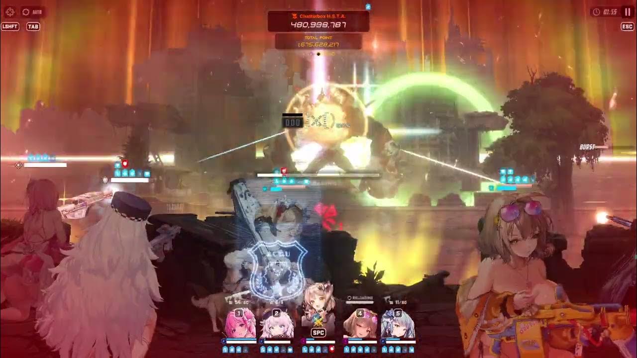 Nikke - Solo Raid Chatterbox - Dorothy/Poli/Biscuit/Summer Anis/Privaty - YouTube