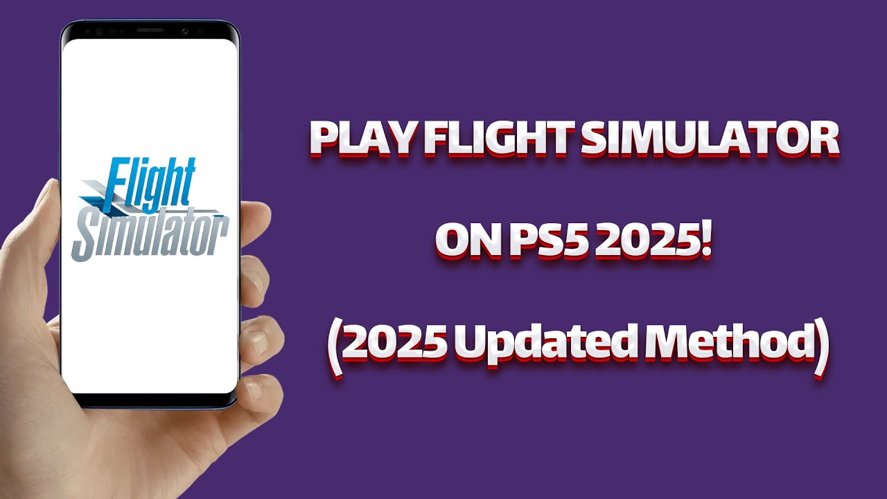 PLAY FLIGHT SIMULATOR ON PS5 2025! 2025 Updated Method - YouTube