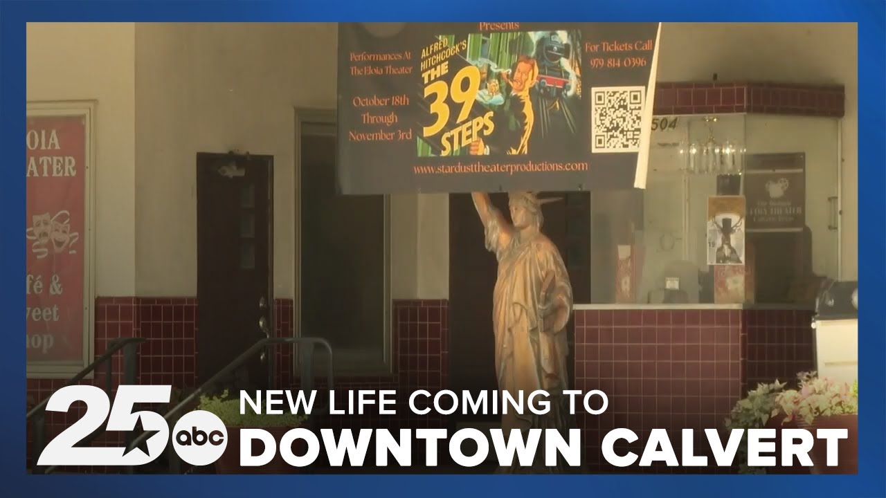 Eloia Theatre set to bring new life to downtown Calvert - YouTube